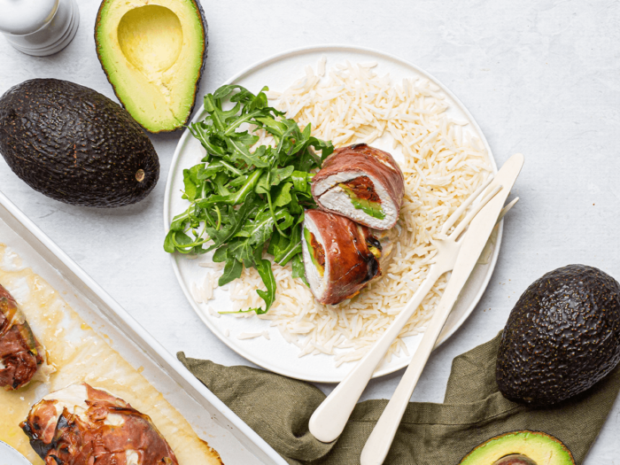 Grilled Chicken Avocado Rice Bowl - Australian Avocados