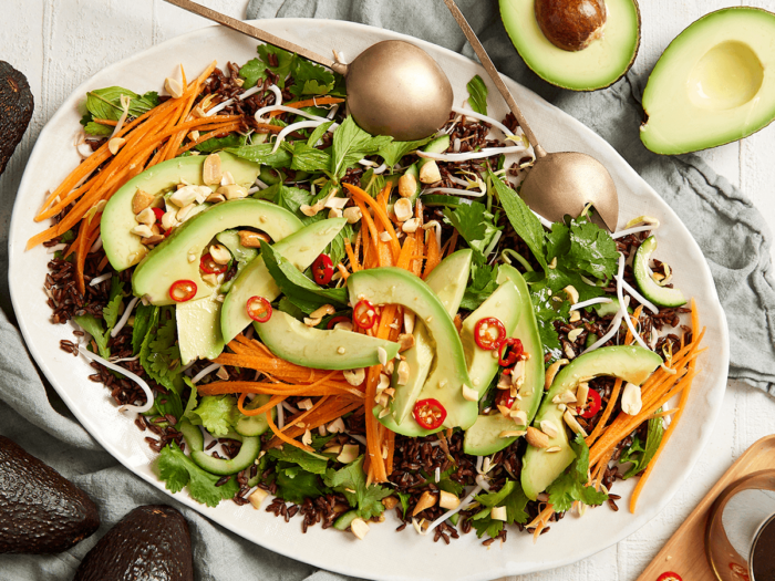 Avocado rainbow bowl - Australian Avocados